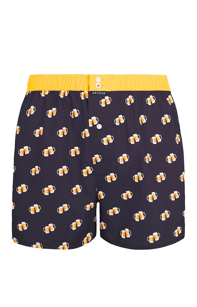 Caleçon américain homme avec maintien 100% coton bio ARTHUR "Le Club ...