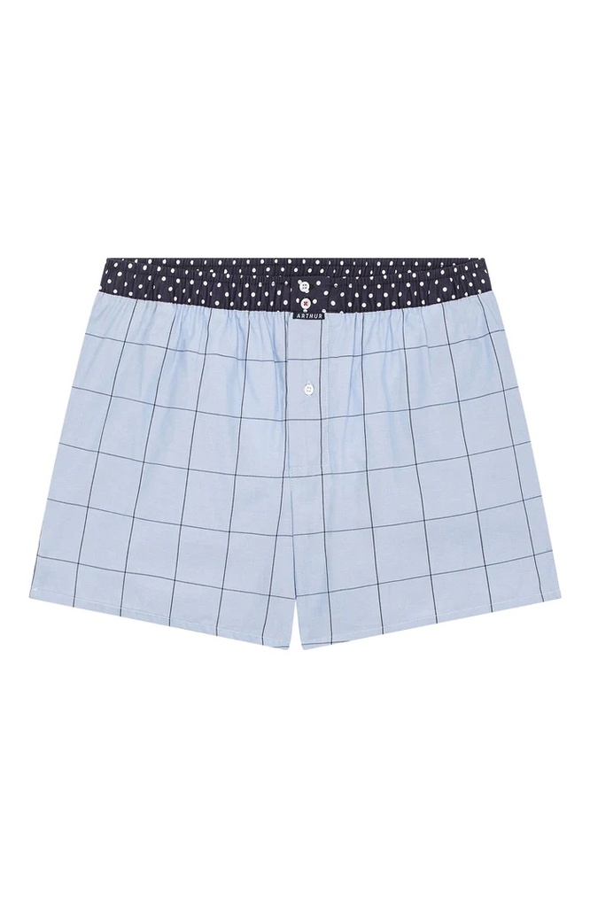 Caleçon américain homme avec maintien intérieur 100% coton bio ARTHUR ...