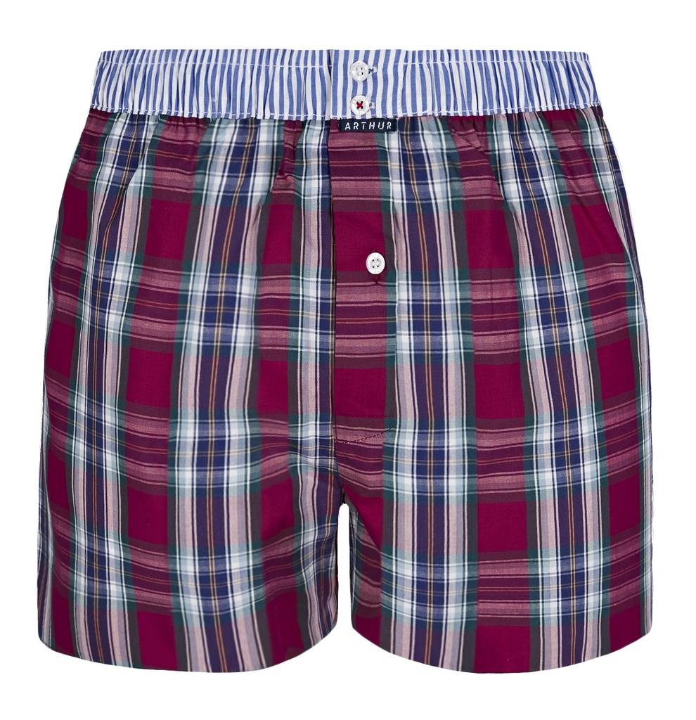 Caleçon américain homme avec maintien intérieur 100% coton bio ARTHUR ...