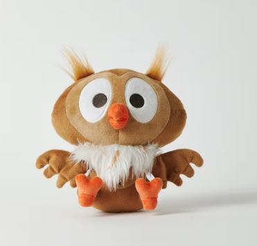 Peluche WOODY TOY-V - Hibou 030 | Lingerie-pierre